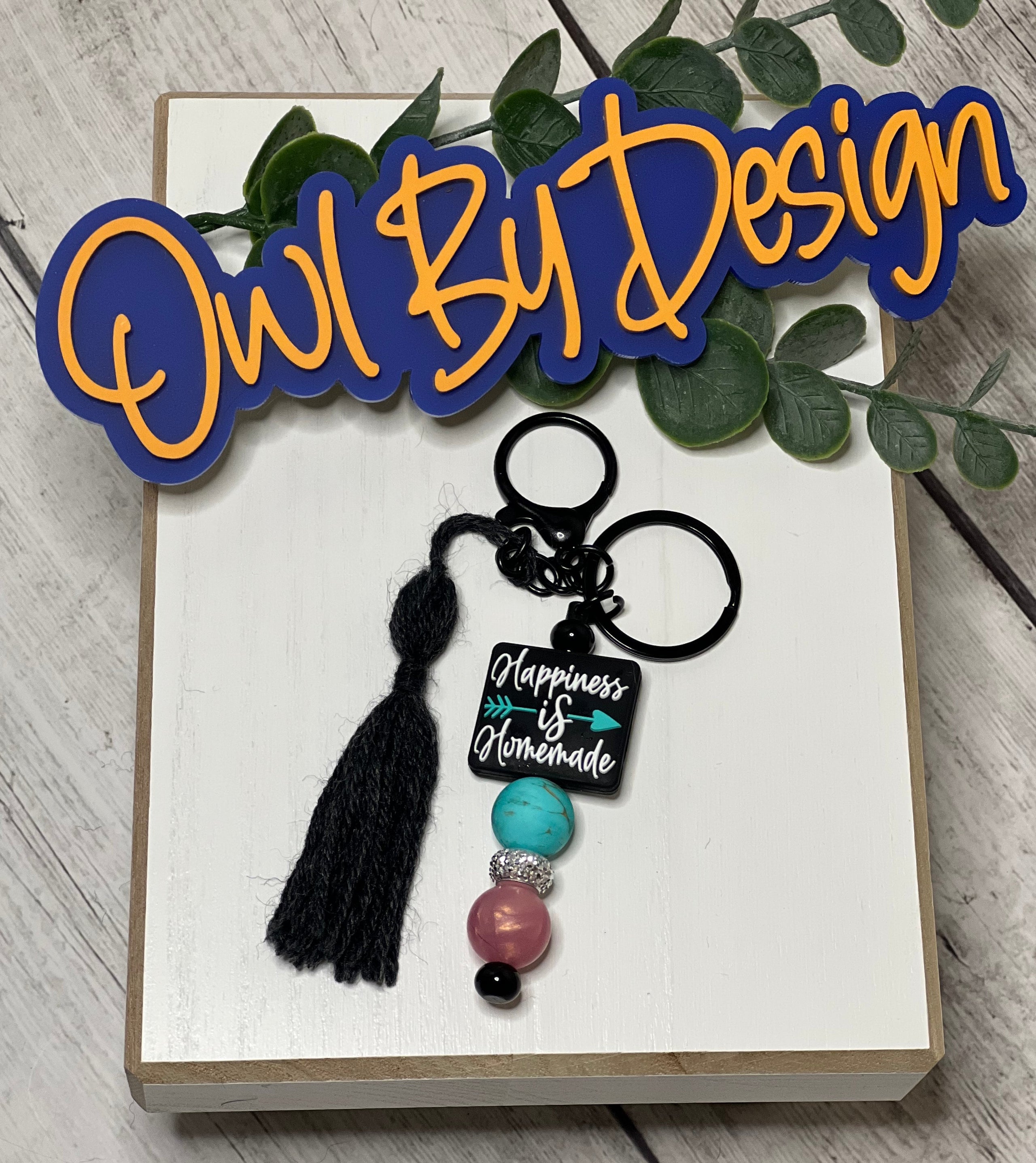 Beaded Keychain, Focal Keychain, Cute Keychain, Keychain, Gifts | Owl ...